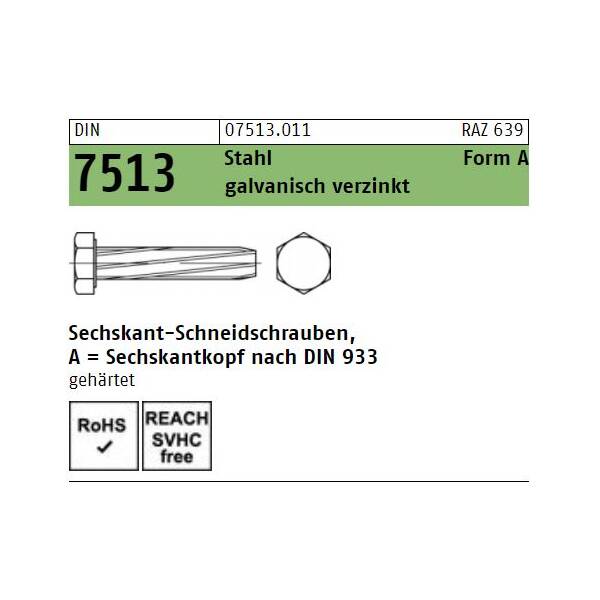 DIN 7513 Schneidschrauben online kaufen
