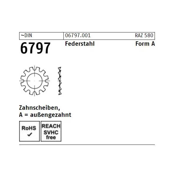 Zahnscheiben in versch. Variationen