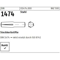 DIN 1474 Steckkerbstifte Stahl 4x16 100St., 20,54