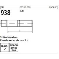 DIN 938 Stiftschrauben - Stahl 8.8, € 4,05