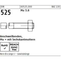 DIN 525 Anschweißende Mu Stahl 3.6, € 16,59