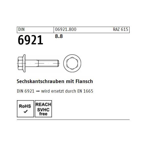 DIN 6921 Sechskantschraube mit Flansch online kaufen