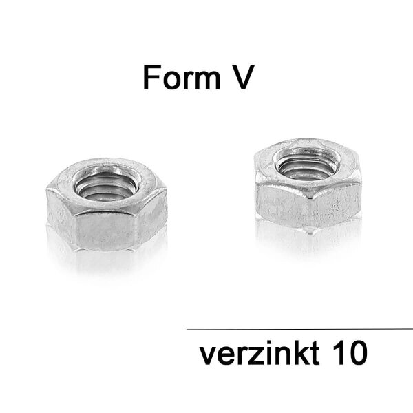 DIN 980 - ISO 7042 Sechskantmutter mit Metallklemmteil