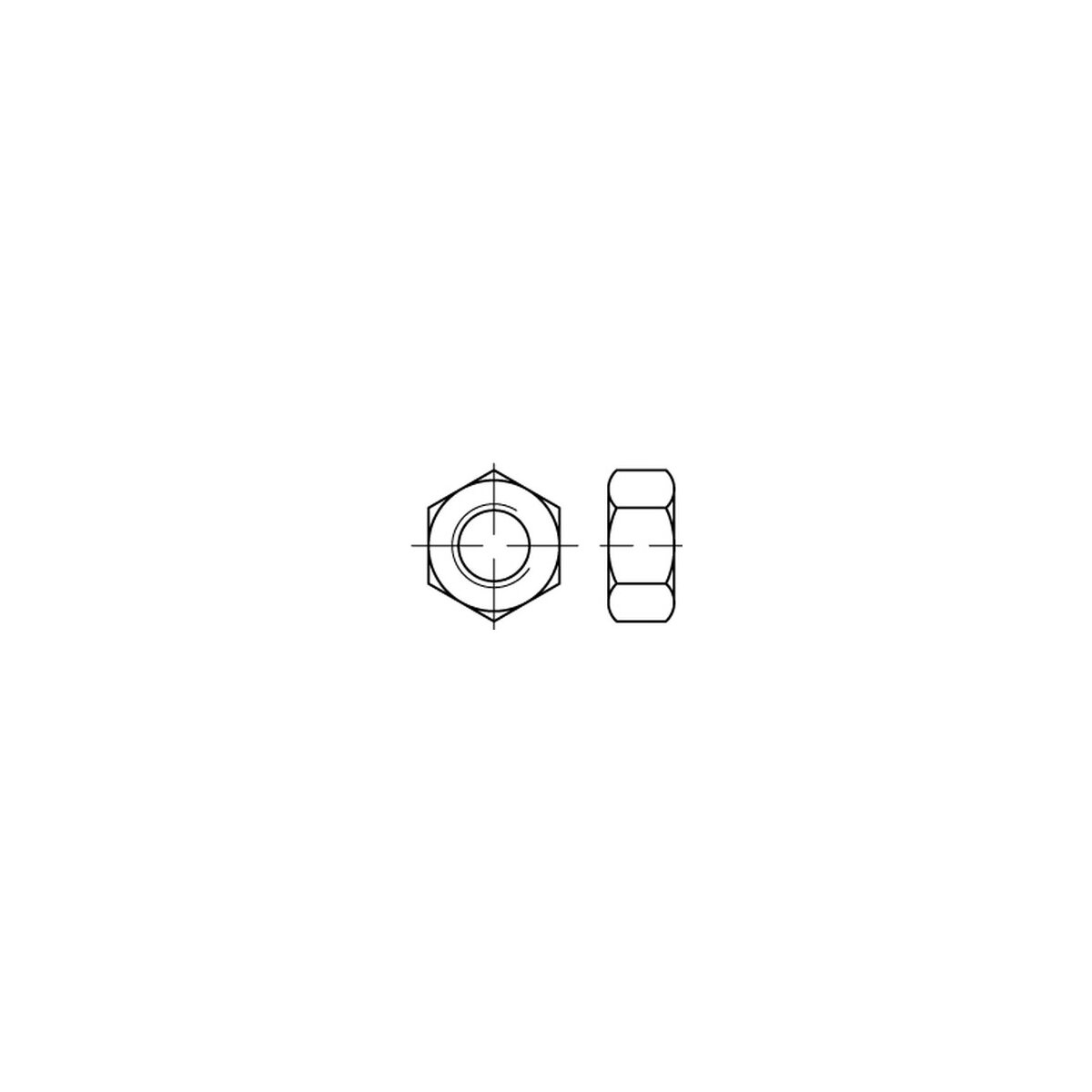 ISO 4032 6KT-Muttern Stahl 10 Zinklamellenbeschichtung M30 25St., € 57,69
