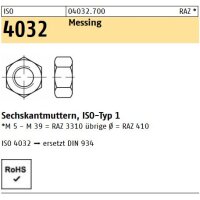 ISO 4032 6KT-Muttern Messing M16 100St., € 119,00