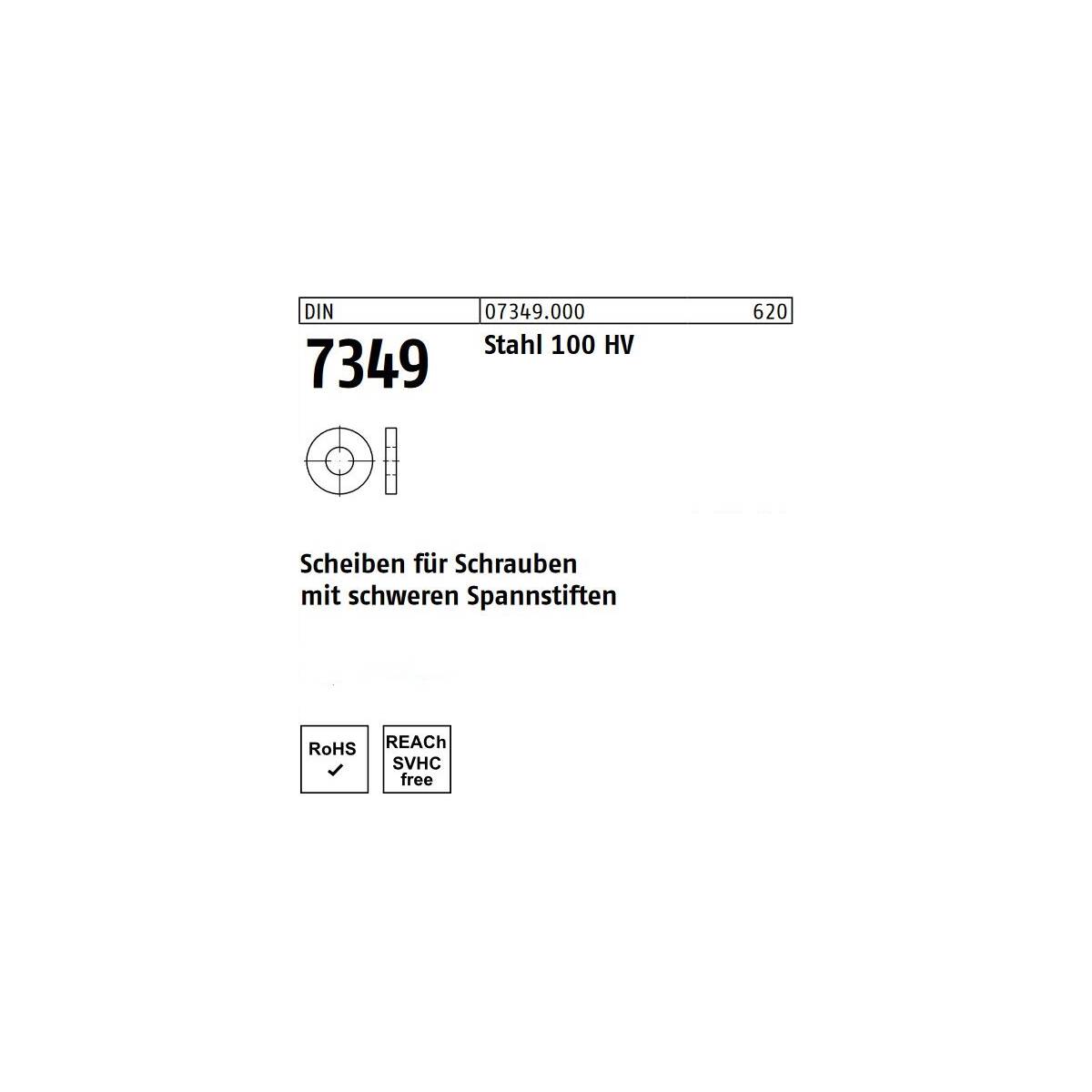 DIN 7349 Scheiben Stahl 31mm 10St., € 16,73