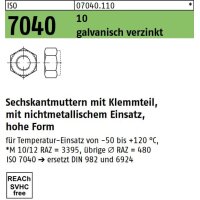 ISO 7040 Sicherungsmutter - verzinkt 10, € 58,10