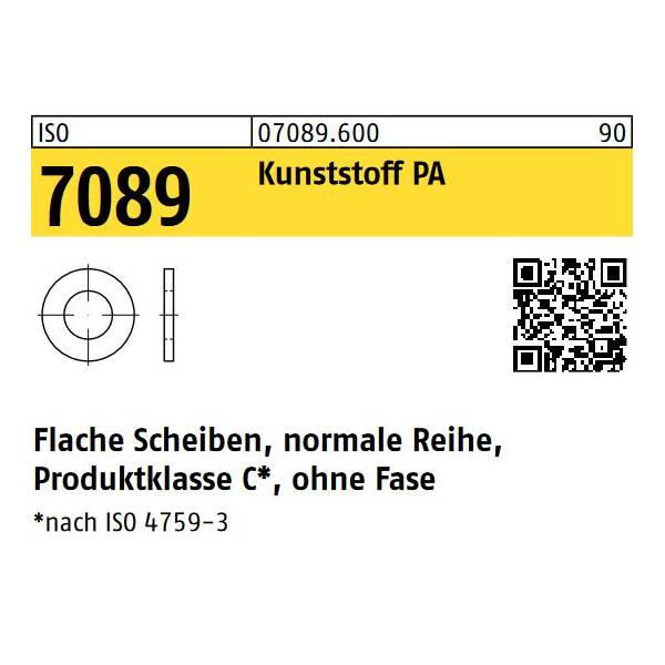 ISO 7089 Unterlegscheibe ohne Fase online kaufen