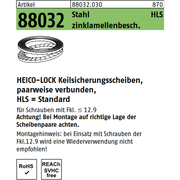 Sicherungsscheiben von Nord-Lock