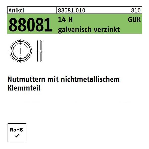 Nutmuttern günstig online kaufen