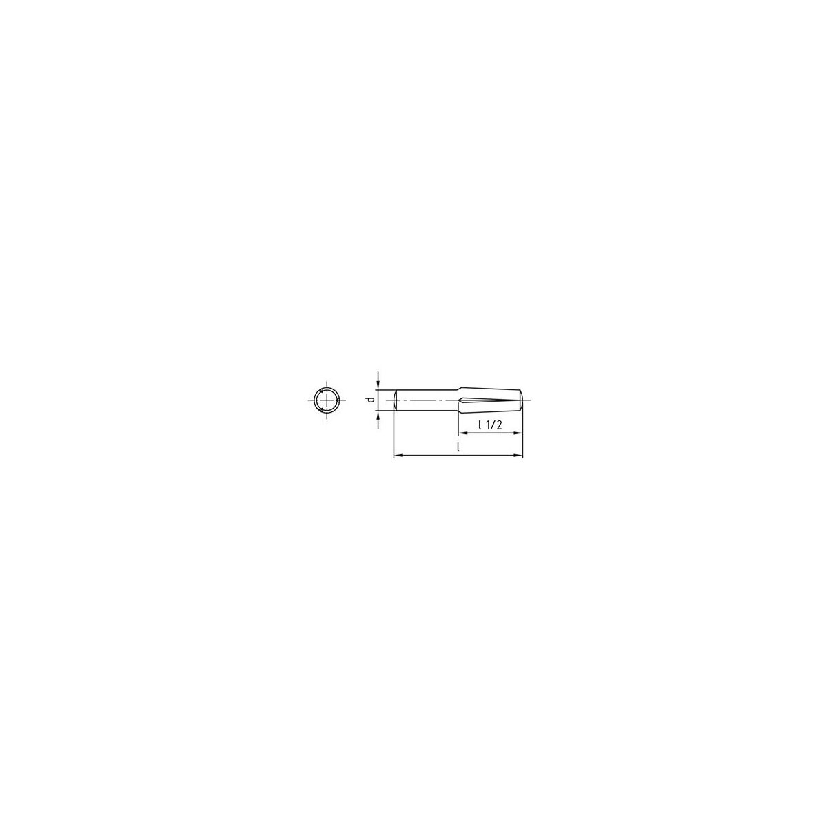 DIN 1474 1.4305 10X20 - Steckkerbstifte - 25 St, € 29,01