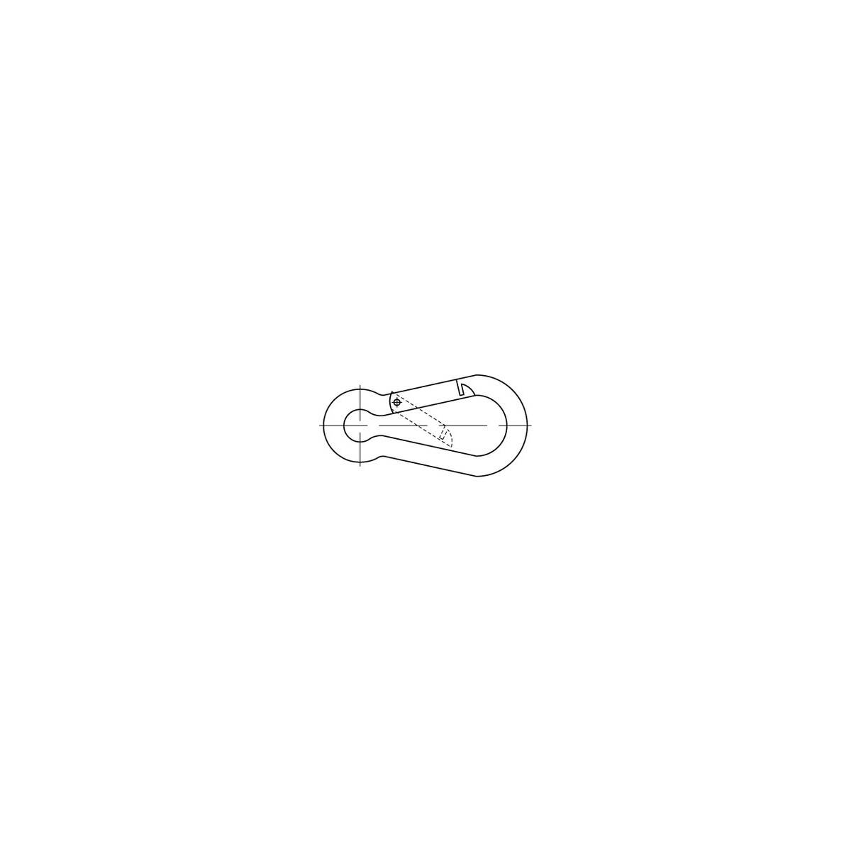 DIN 5299 Karabinerhaken - verzinkt - Form C, € 33,99