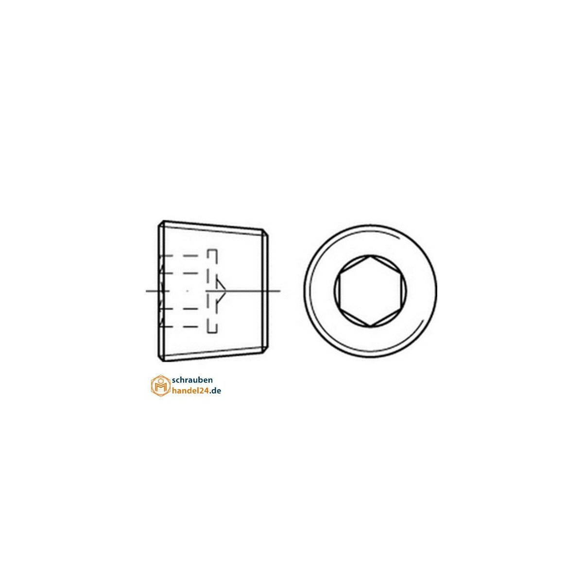 DIN 906 Verschlussschrauben Edelstahl A2, Zollgewinde, € 28,38