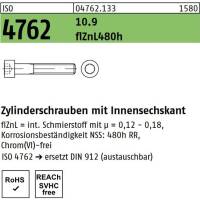 ISO 4762 Zylinderschrauben Stahl 10.9 Zinklamellenbeschichtung, € 32,62