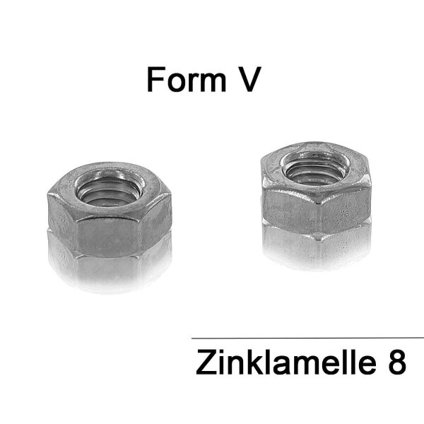 DIN 980 - ISO 7042 Sechskantmutter mit Metallklemmteil