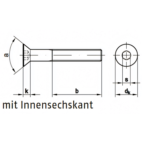 Senkkopfschrauben ISO 10642 - DIN 7991 - M2,5 - Senkkopf - ISK - , € 99,77