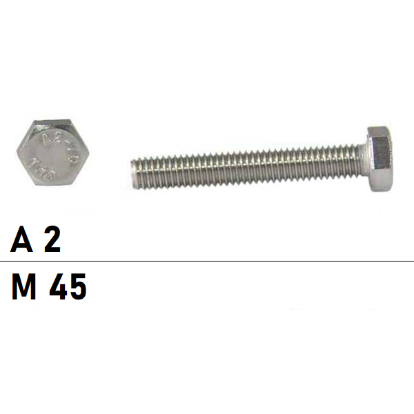 DIN 933 Sechskantschrauben A2 - VG - M45, € 233,80