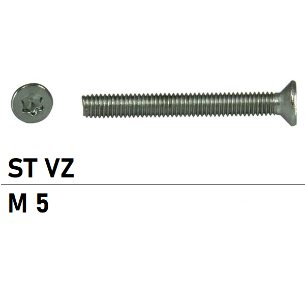 ISO 14581 DIN 965 Senkschrauben, Innensechsrund