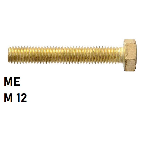DIN 933 Sechskantschrauben Messing - M12, € 52,44