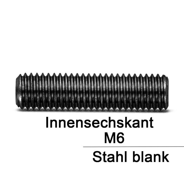 DIN 913 - ISO 4026 Gewindestift mit Kegelkuppe-Innensechskant