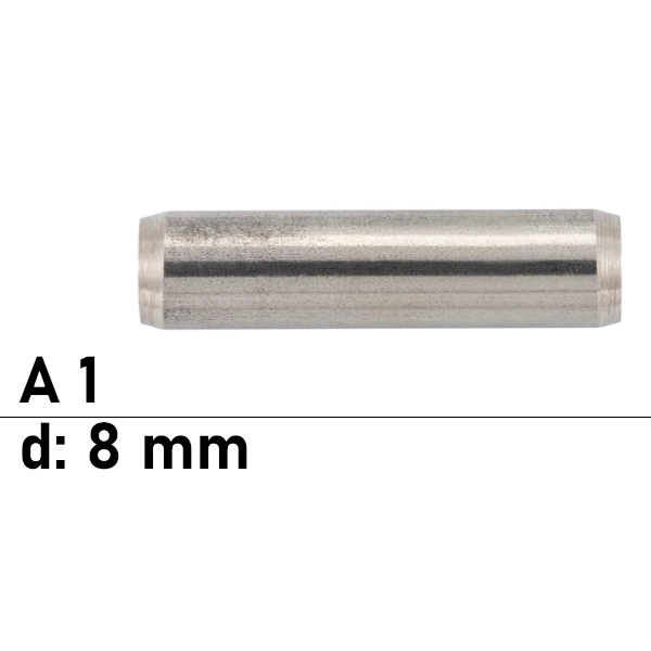 ISO 8734 Zylinderstifte durchgehärtet, Toleranzfeld m6