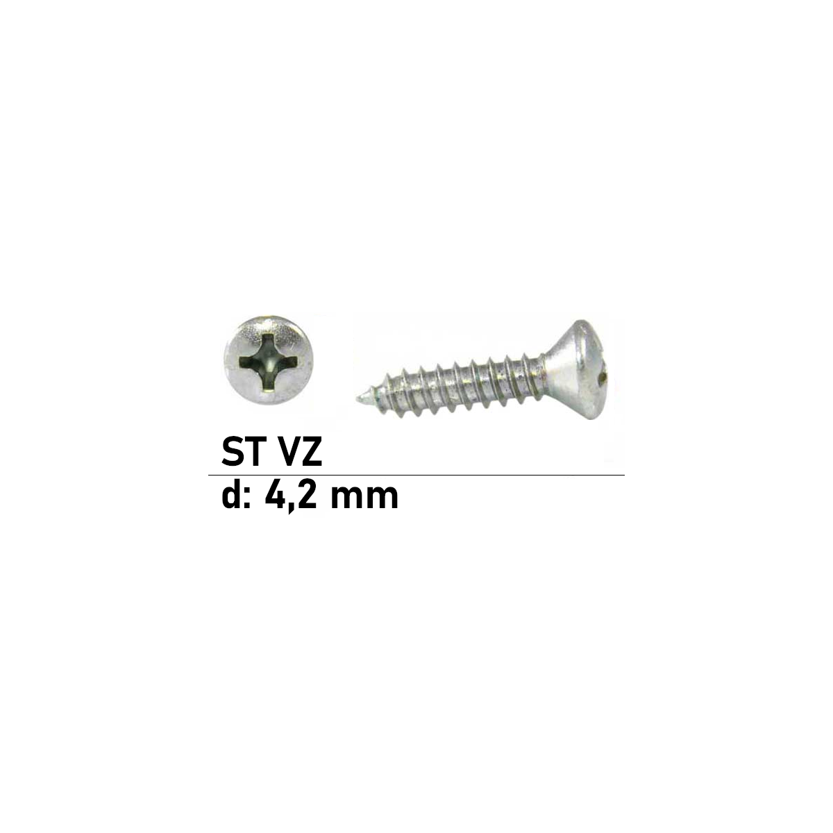 ISO 7051 Stahl -C-H galv. verzinkt passiviert - Durchmesser 4.2 m, € 16,42