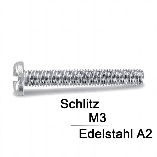 DIN 85 = ISO 1580 Flachkopfschraube mit Schlitz online kaufen