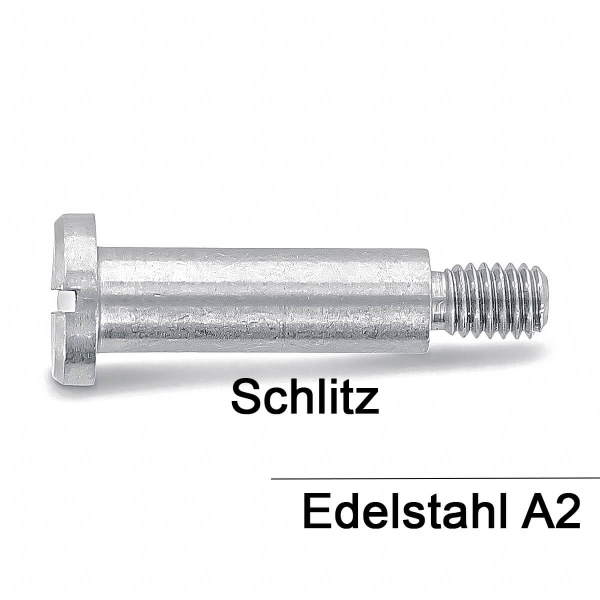 DIN 923 Flachkopfschraube mit Schlitz und Ansatz online kaufen