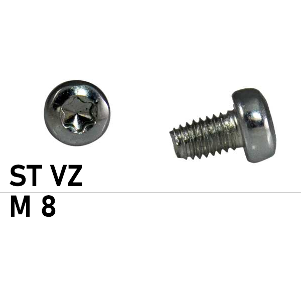 DIN 7500 Gewindefurchende Schrauben TX Form CE Stahl verzinkt - D, € 24,07