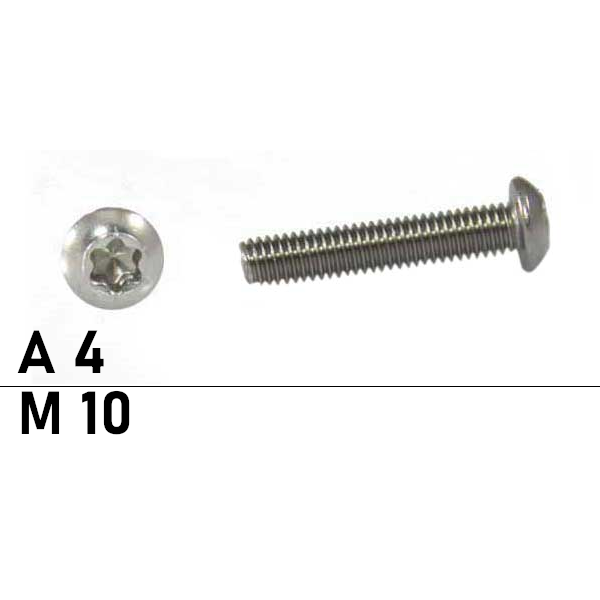 ISO 7380 Linsenkopfschrauben A4 - TX - M10, € 39,25